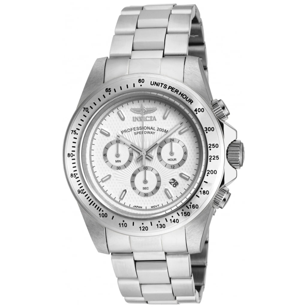 Invicta Men's Speedway 18389 Silver Stainless-Steel Quartz Dress Watch ...