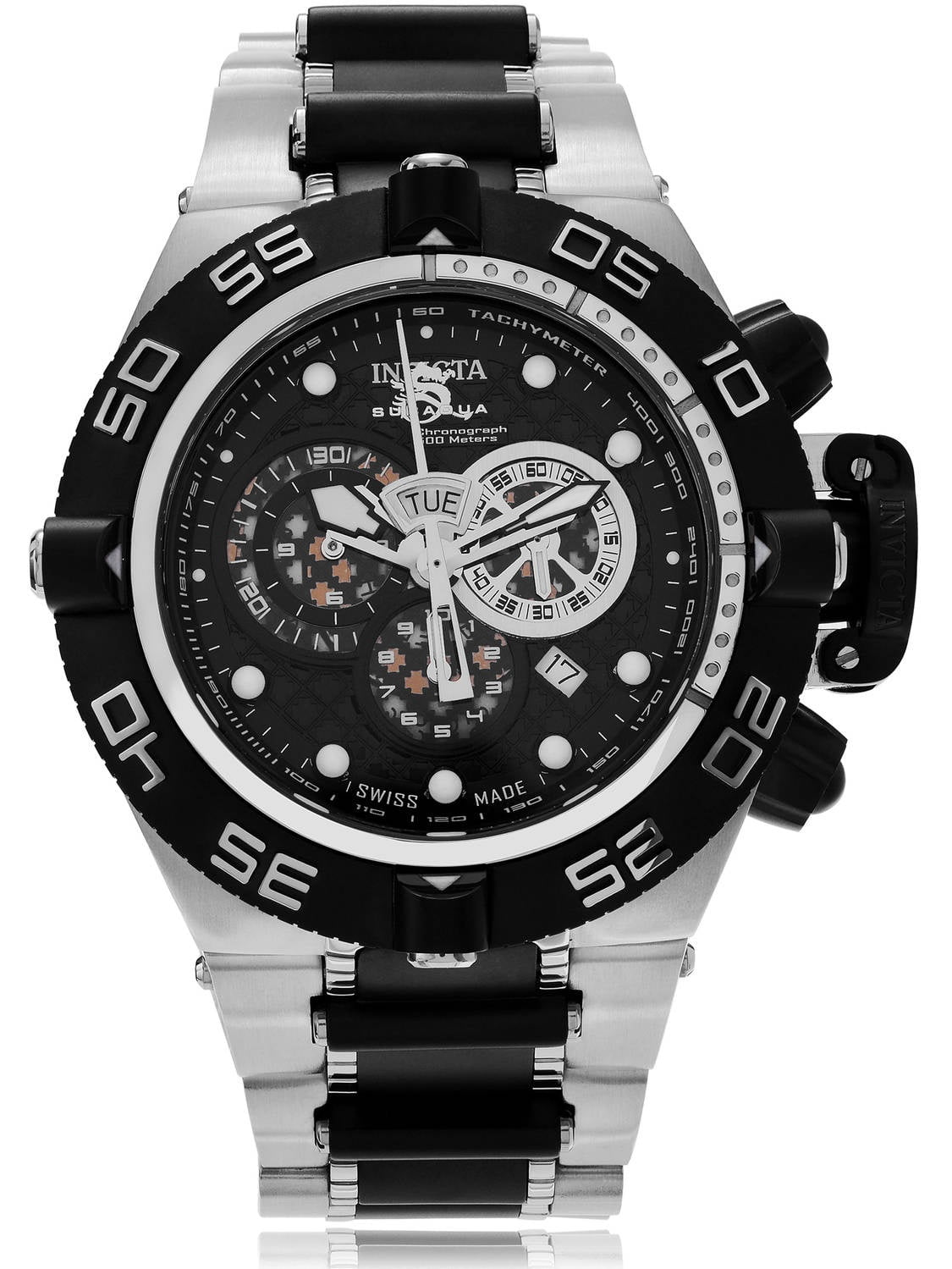 Invicta Men's Stainless Steel 6546 Subaqua Chronograph Dial Link ...