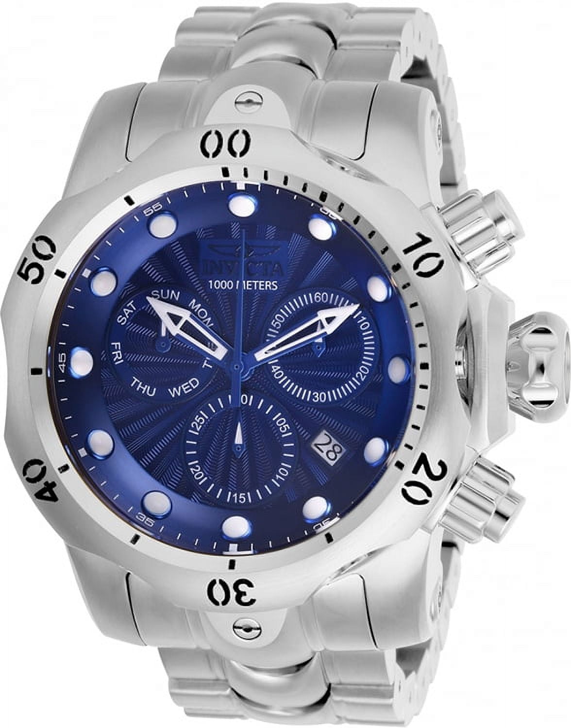Invicta Men's Venom Swiss Quartz Chrono 1000m Stainless Steel Watch ...