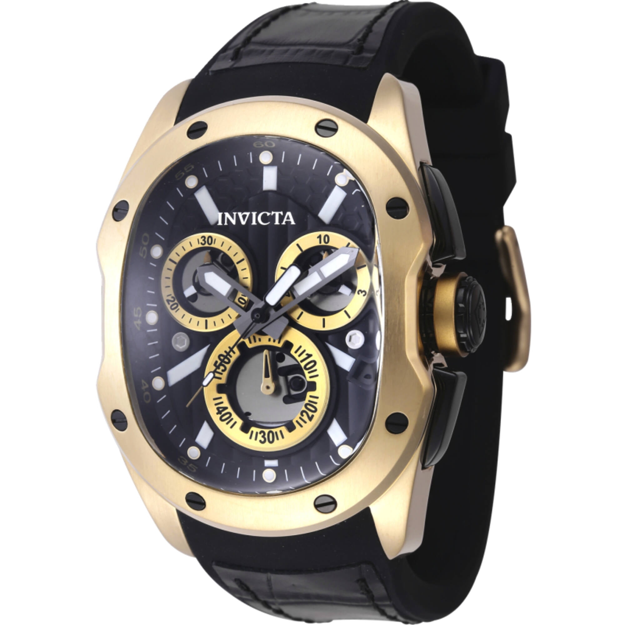Invicta Mens Lupah Quartz Chronograph Black Dial Watch - Walmart.com