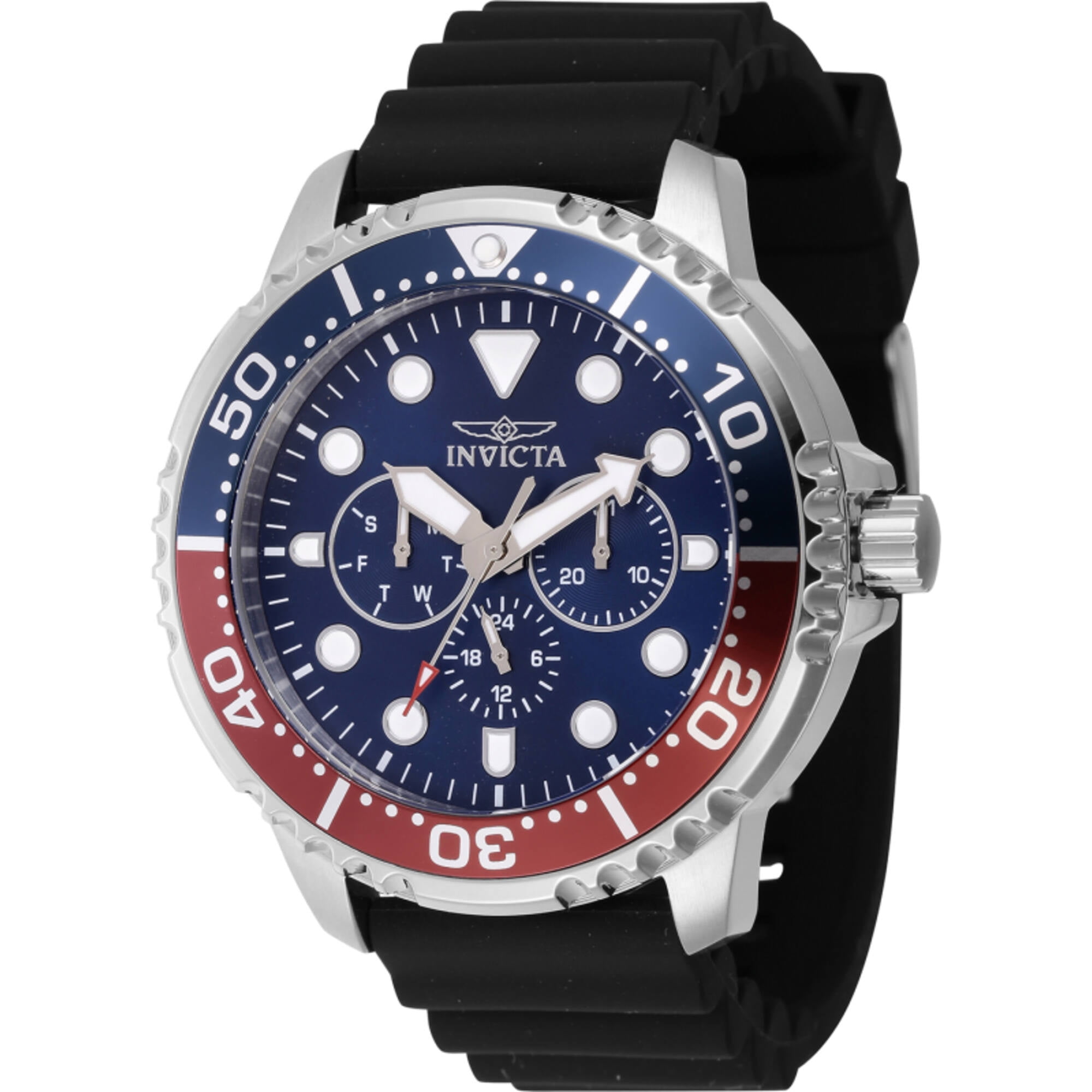 Invicta Mens Pro Diver Quartz Chronograph Blue Dial Watch - Walmart.com