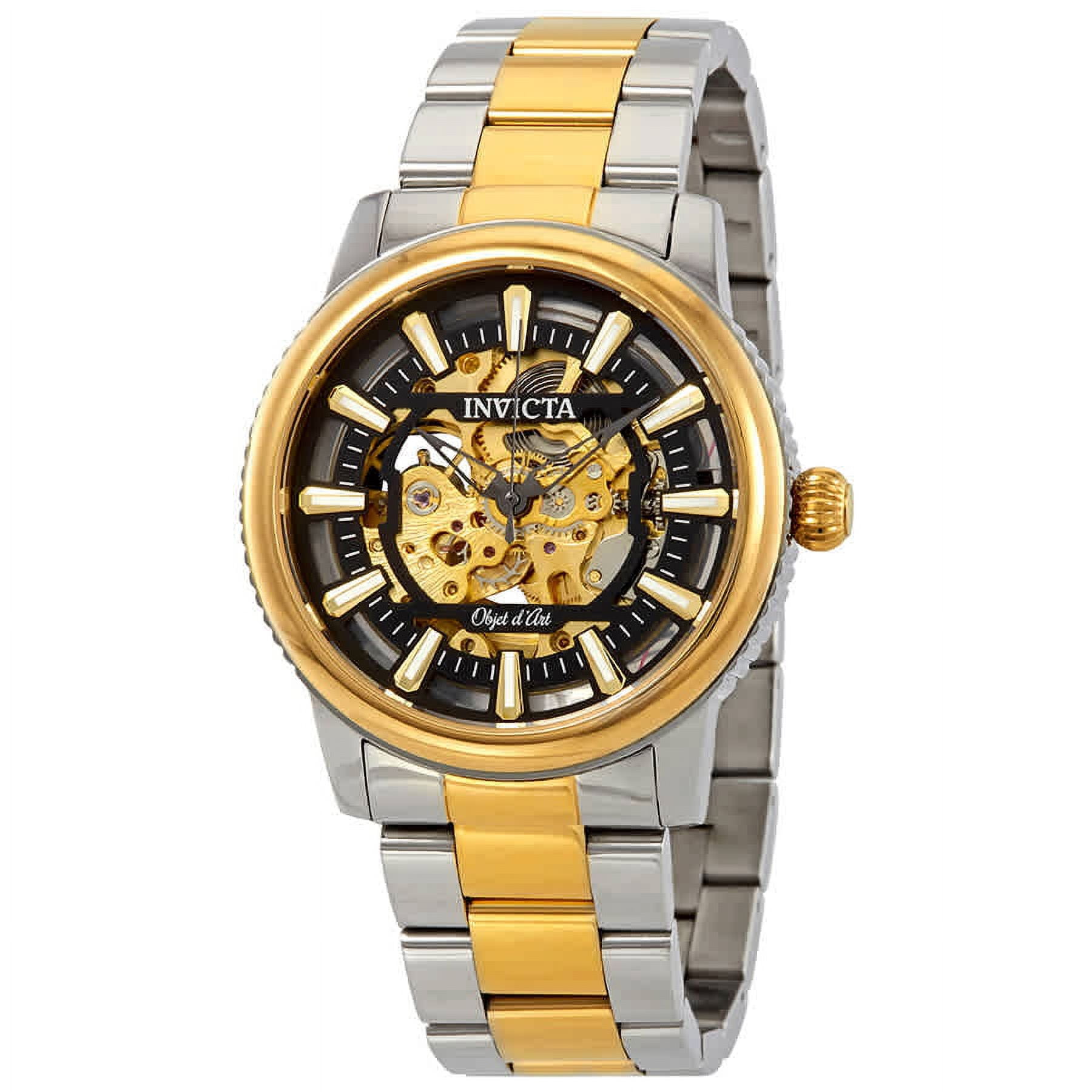 Invicta Objet D Art Automatic Skeleton Dial Men's Watch 27589 - Walmart.com