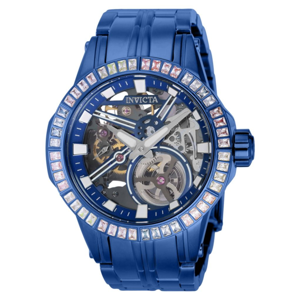 Invicta Open Heart Cristaux Mechanical Simulated Diamond Watch ...