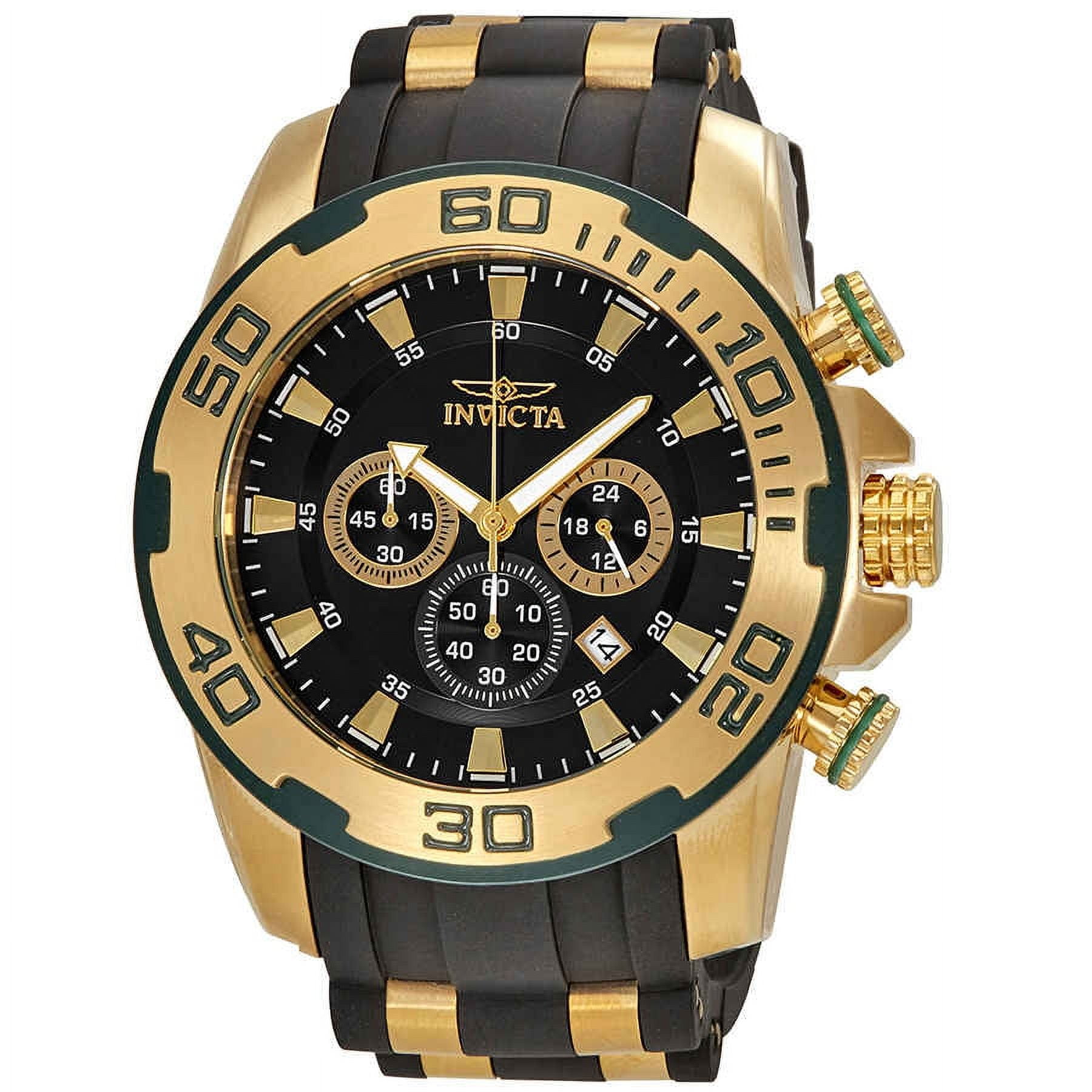 Invicta Pro Dive Chronograph Black Dial Men's Watch 22347 - Walmart.com