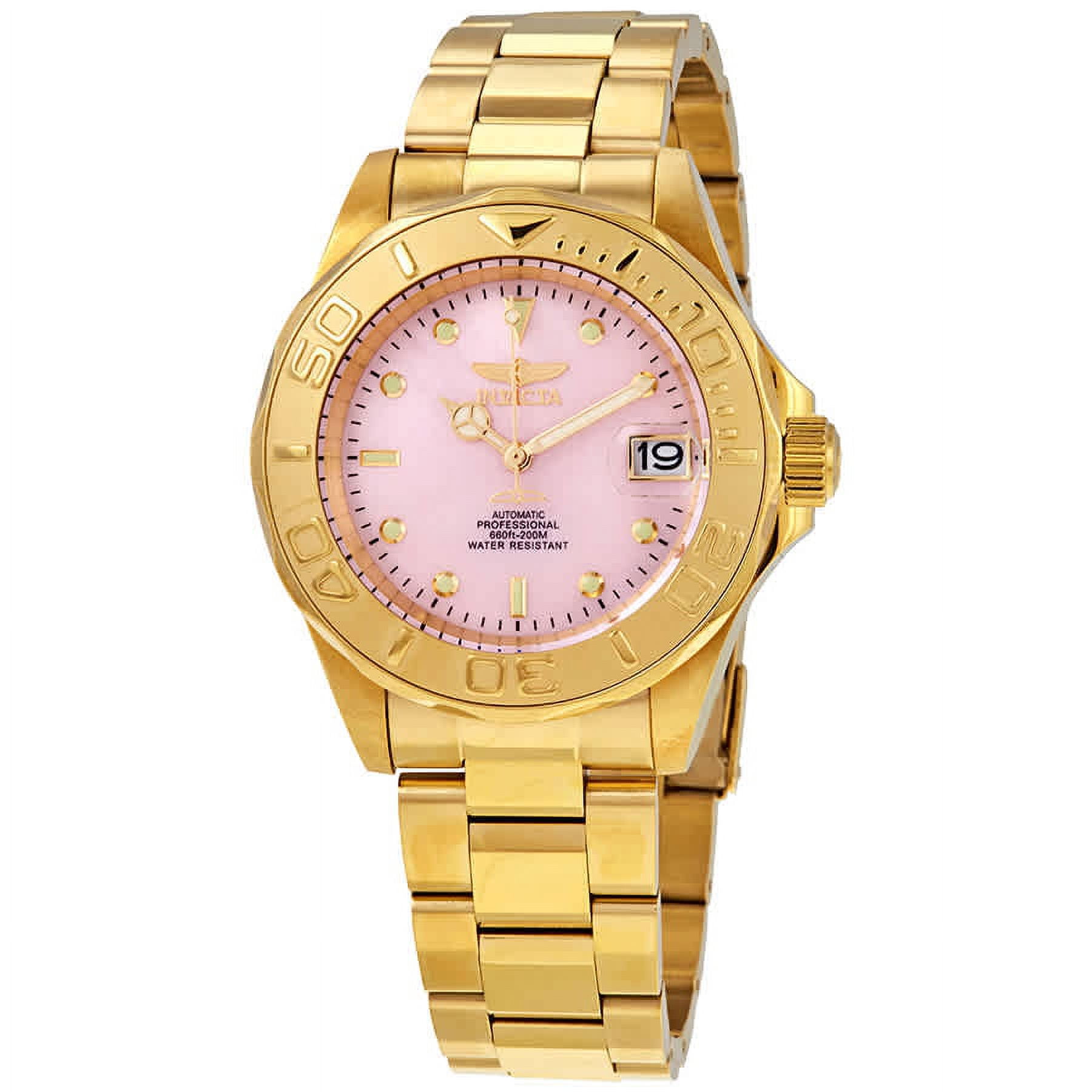 Invicta Pro Diver Automatic Pink Dial Men's Watch 28693 - Walmart.com