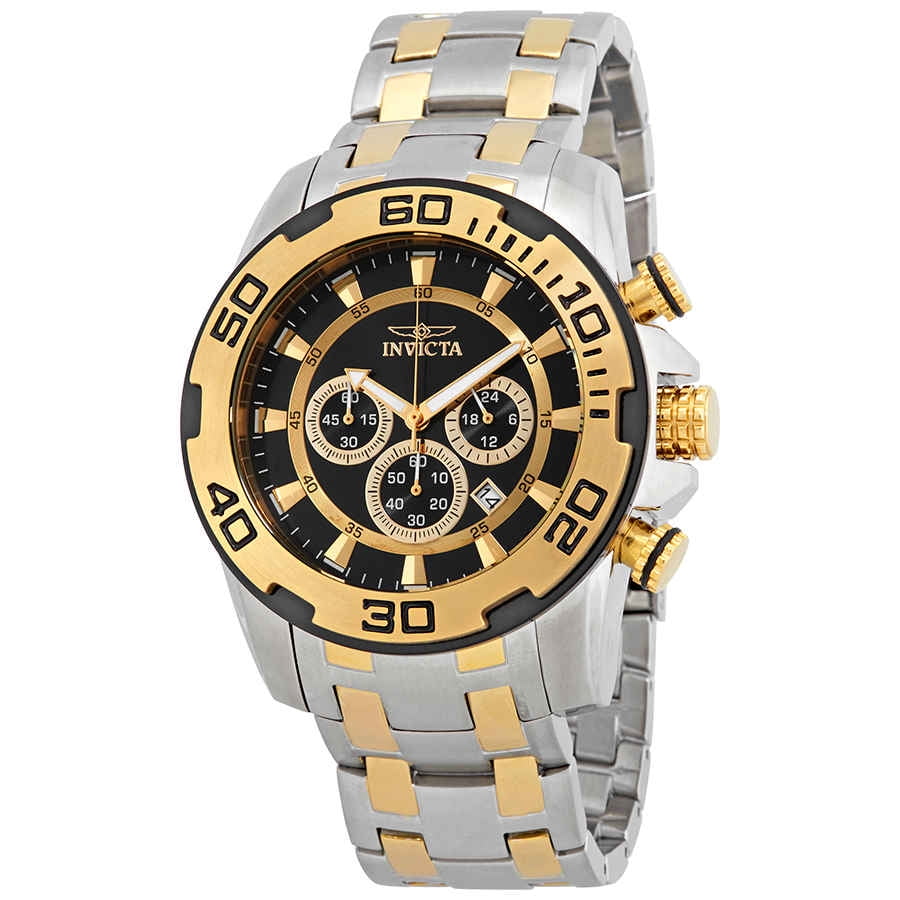 Invicta Pro Diver Chronograph Black Dial Men's Watch 22322 - Walmart.com