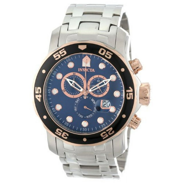 Invicta Pro Diver Chronograph Blue Dial Stainless Steel Men's Watch ...
