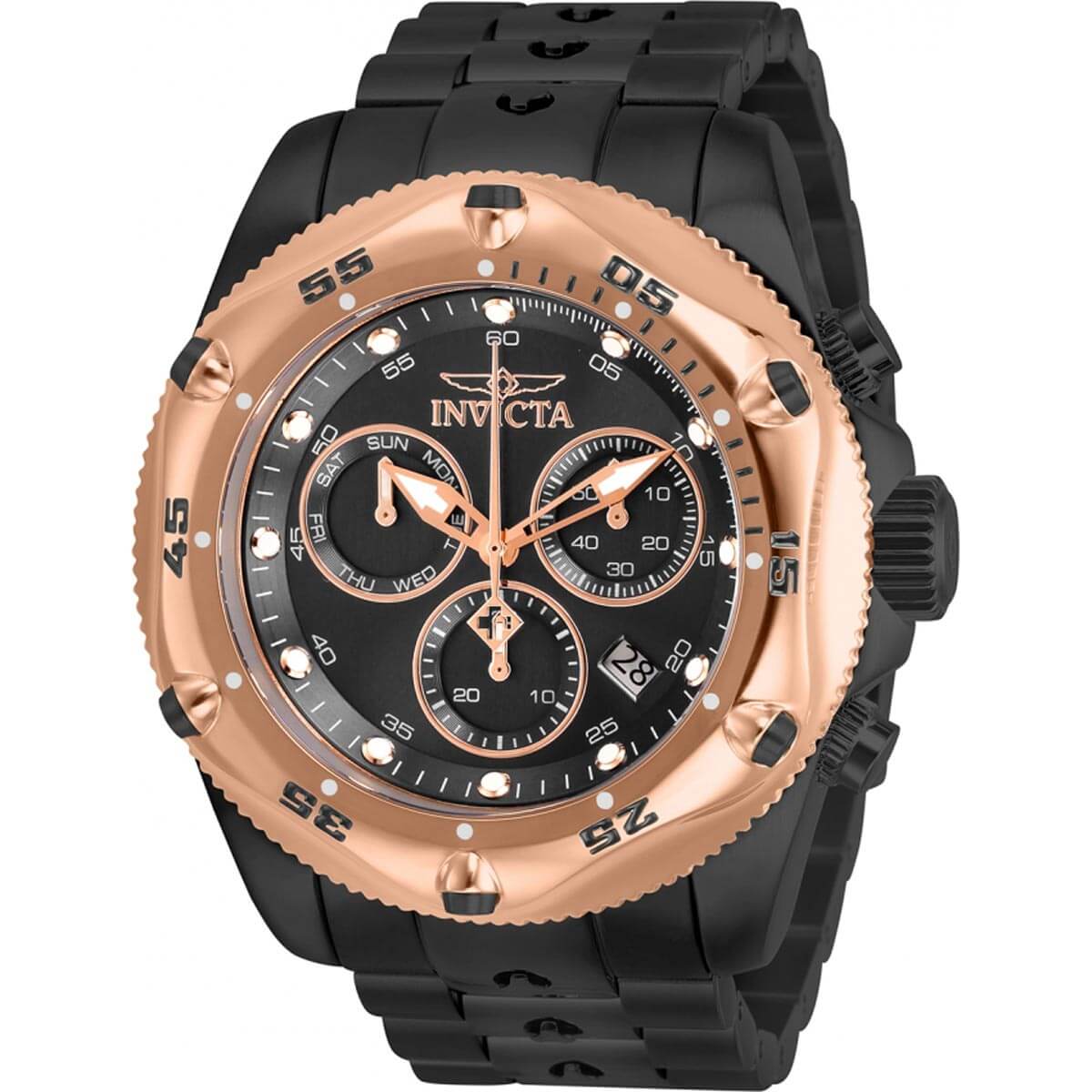 Invicta Pro Diver Chronograph Quartz Black Dial Men's Watch 31613 ...