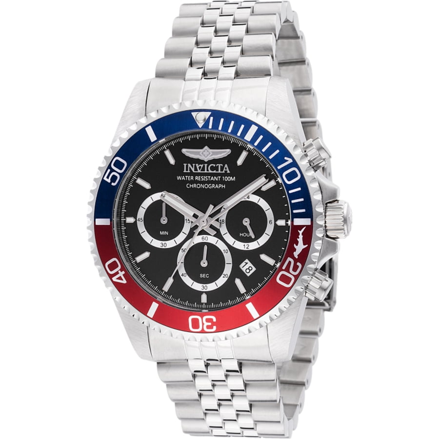 Invicta Pro Diver Chronograph Quartz Black Dial Men's Watch 48117 ...