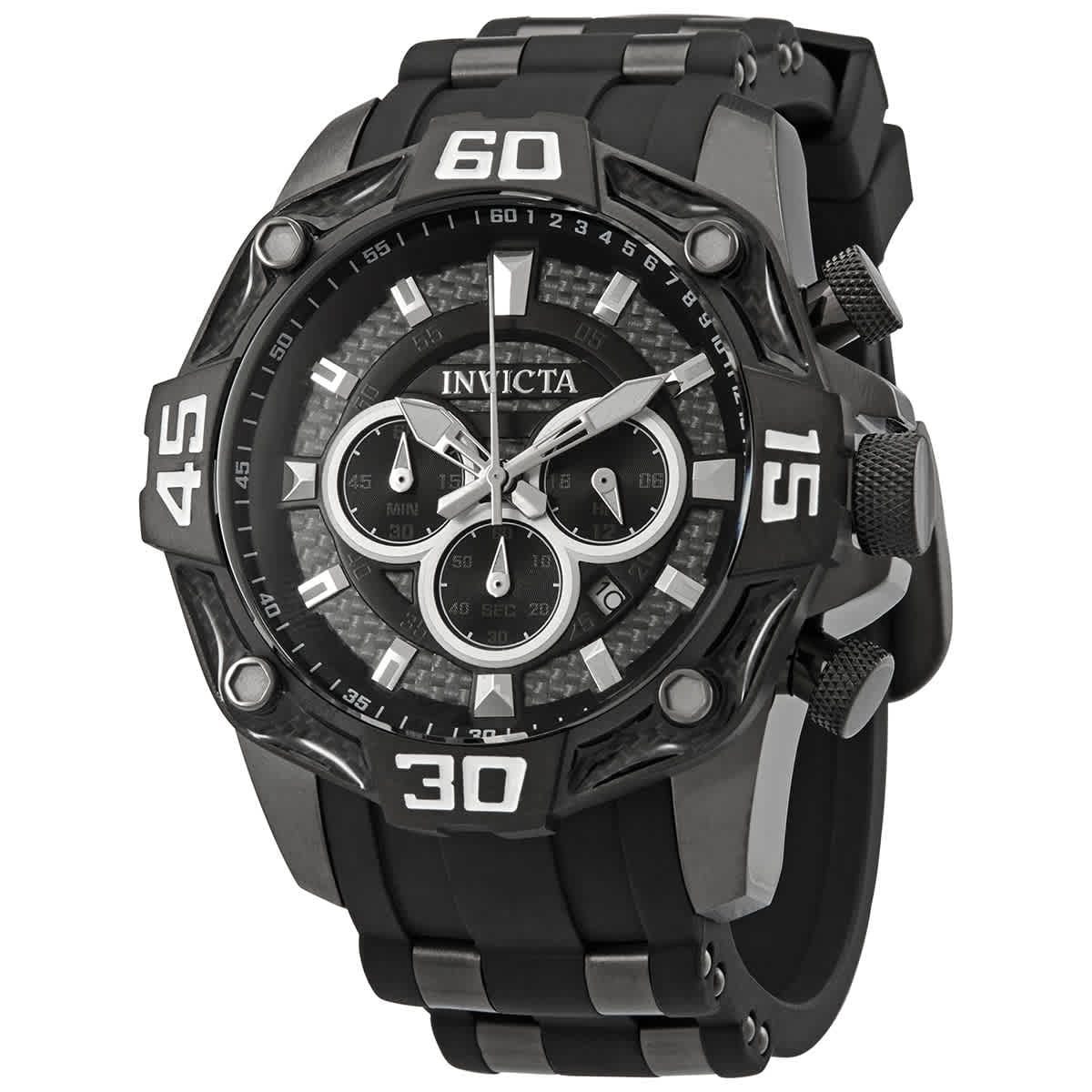 Invicta Pro Diver Chronograph Quartz Grey Dial Men's Watch 33841 ...