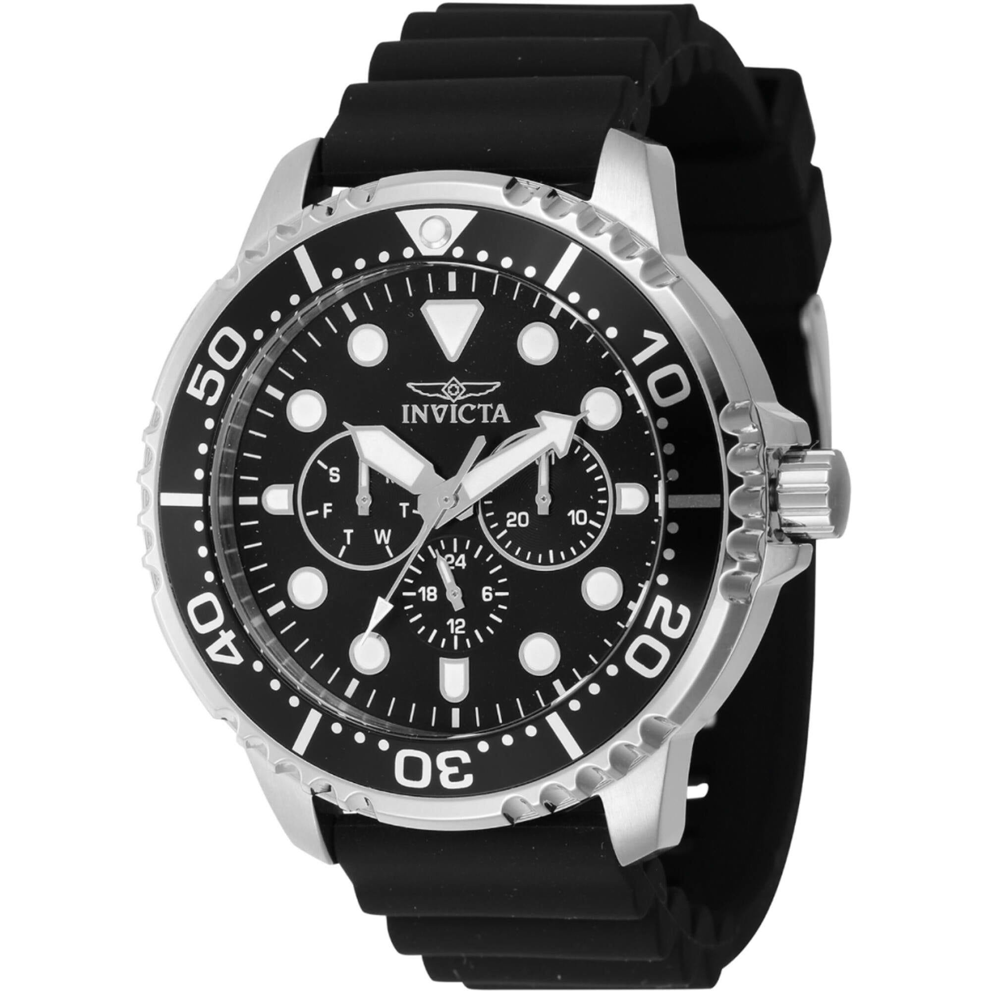 Invicta Pro Diver GMT Quartz Black Dial Men's Watch 47234 - Walmart.com