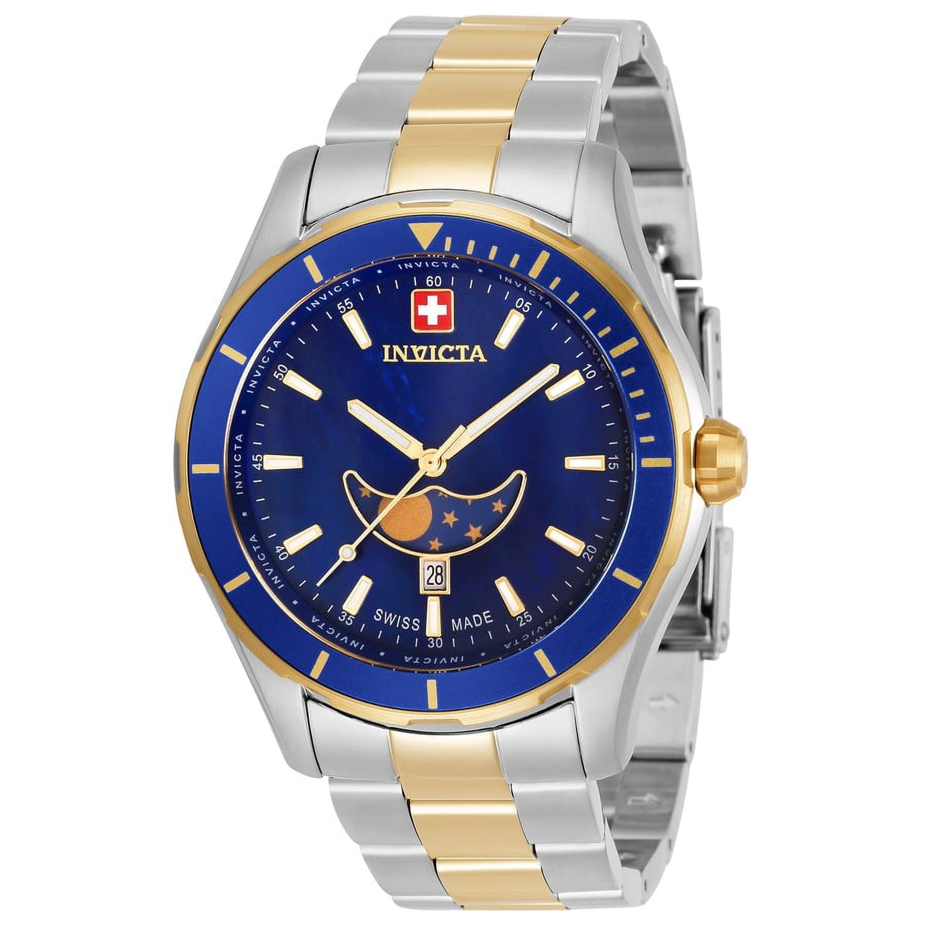 Invicta Pro Diver Moon Phase Quartz 33467 100M Men's Watch - Walmart.com