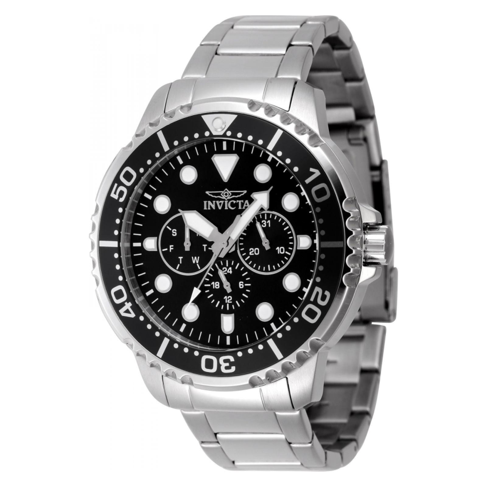 Invicta Pro Diver Quartz Black Dial Men's Watch 47230 - Walmart.com