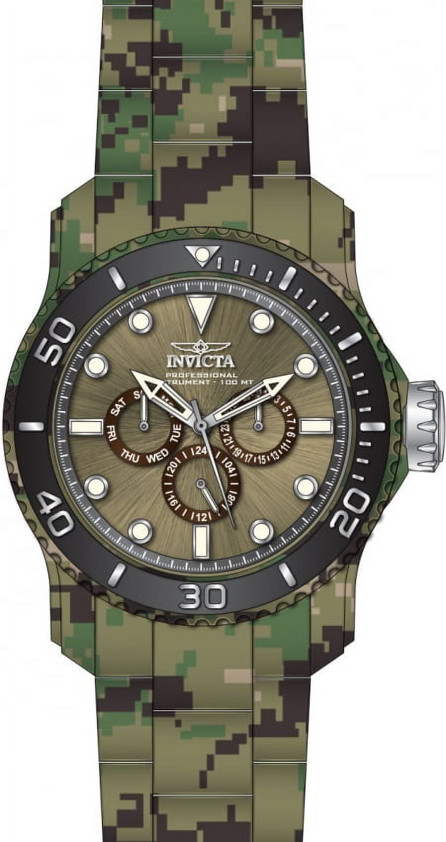 Invicta Pro Diver Quartz Brown Dial Men's Watch 47855 - Walmart.com