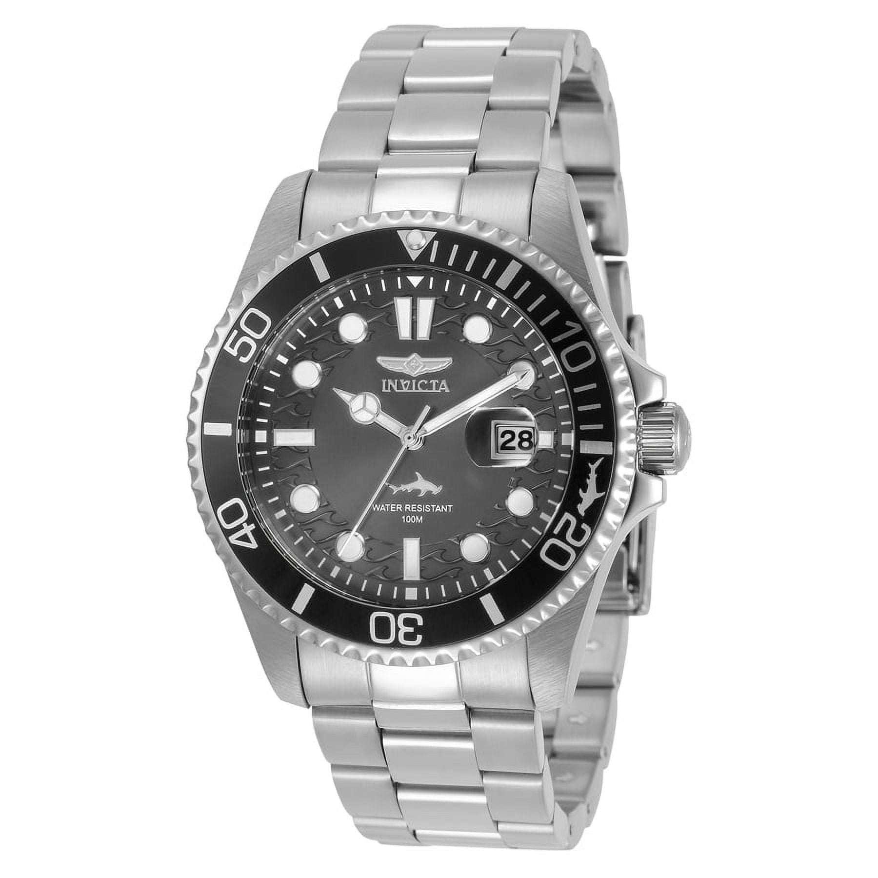 Invicta Pro Diver Quartz Charcoal Dial Men's Watch 30806 - Walmart.com