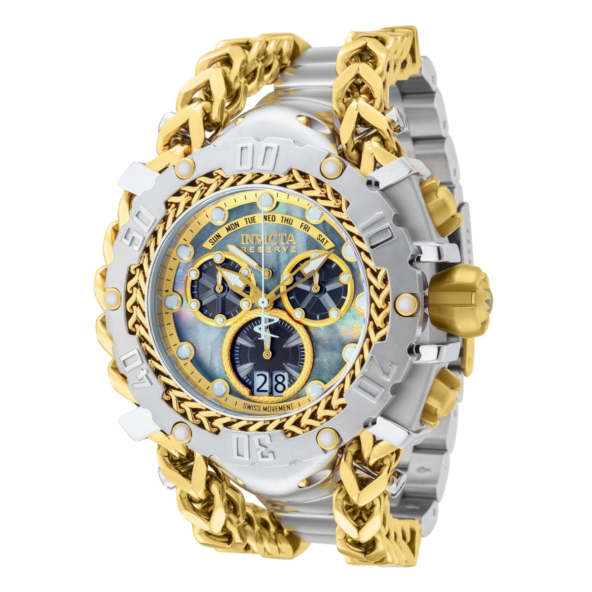 Invicta Reserve Gladiator Men's Watch w/Mother of Pearl Dial - 55.25mm ...
