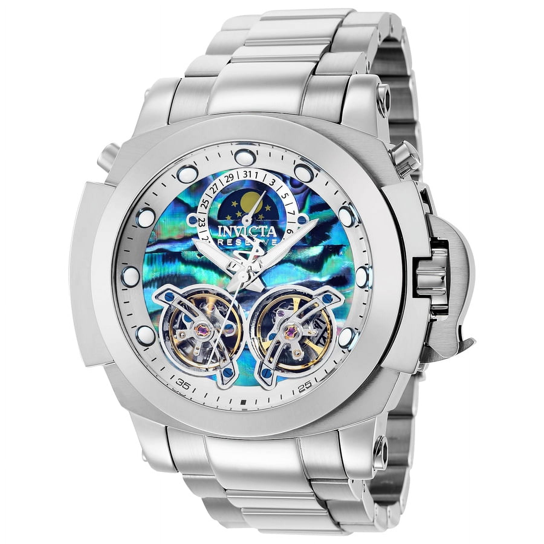 Invicta Reserve Man Automatic Moon Phase Men's Watch 36016 - Walmart.com