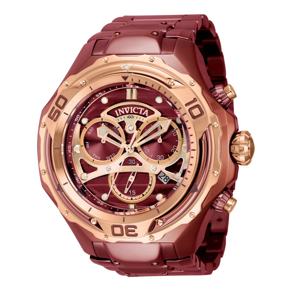 Invicta S1 Rally Mammoth Men's Watch - 54mm. Red (40792) - Walmart.com