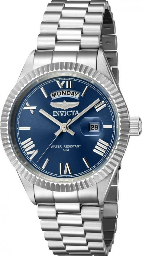 Invicta Specialty 43935 Quartz Mens Watch Blue Dial Stainless Steel ...