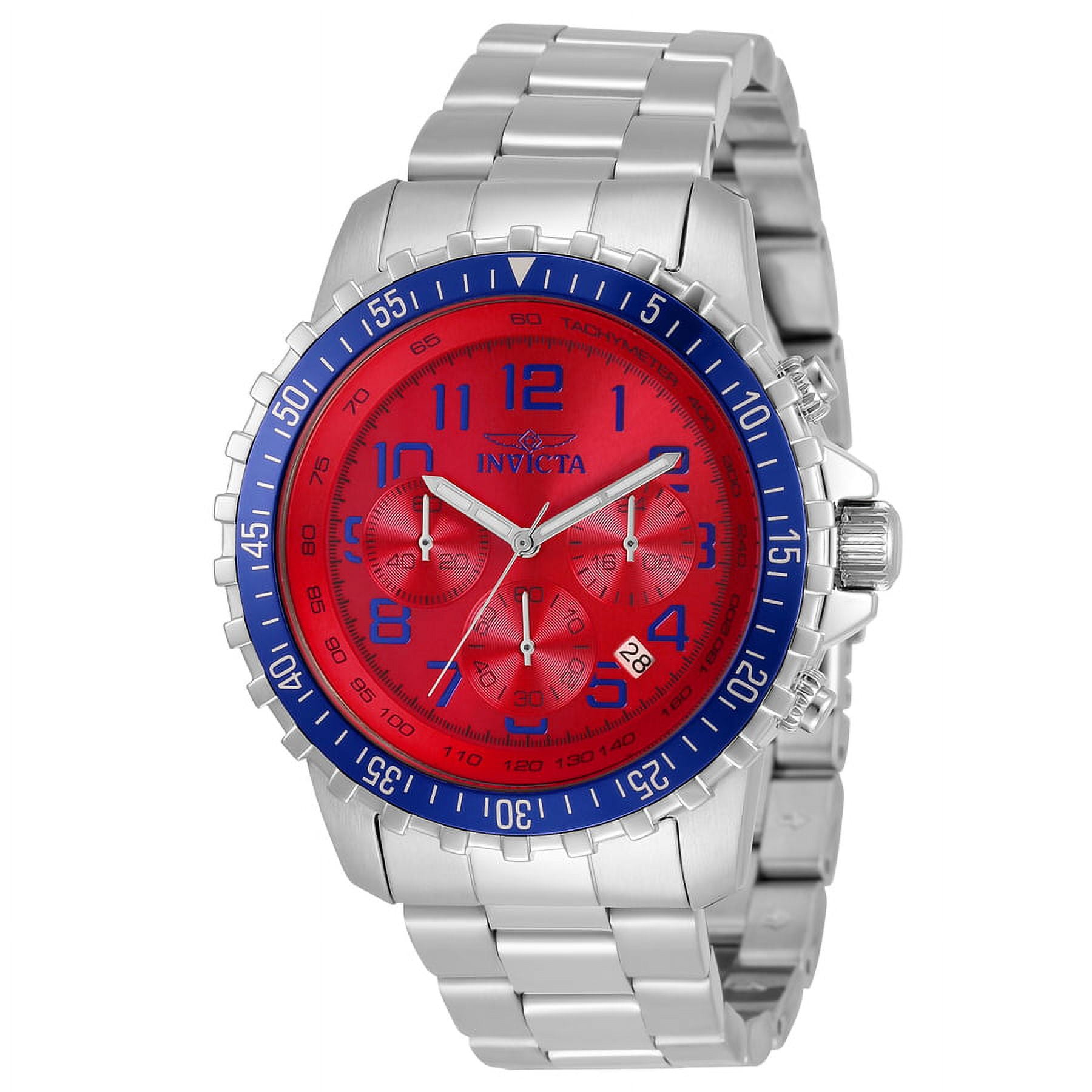 Invicta Specialty Chronograph Quartz Red Dial Men's Watch 34007 ...