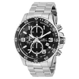 Invicta, Specialty Men Watch, 45mm Stainless Steel Quartz, Black Dial ...
