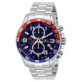 Invicta Specialty Men 45mm Stainless Steel Silver Blue+White dial ...