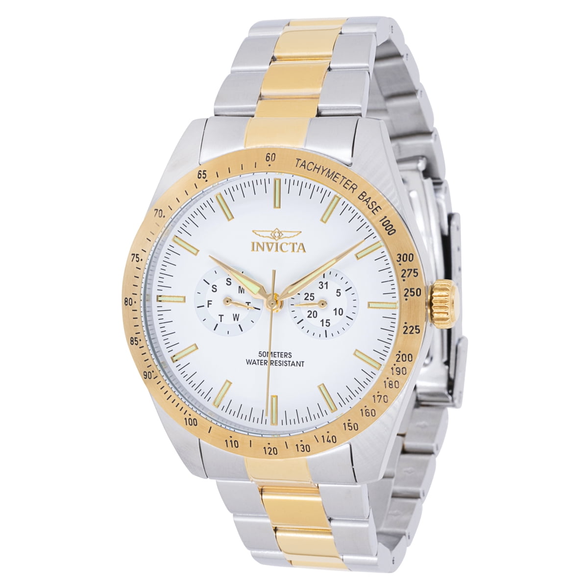 Invicta Specialty Men's Watch - 44mm. Gold. Steel (45976) - Walmart.com