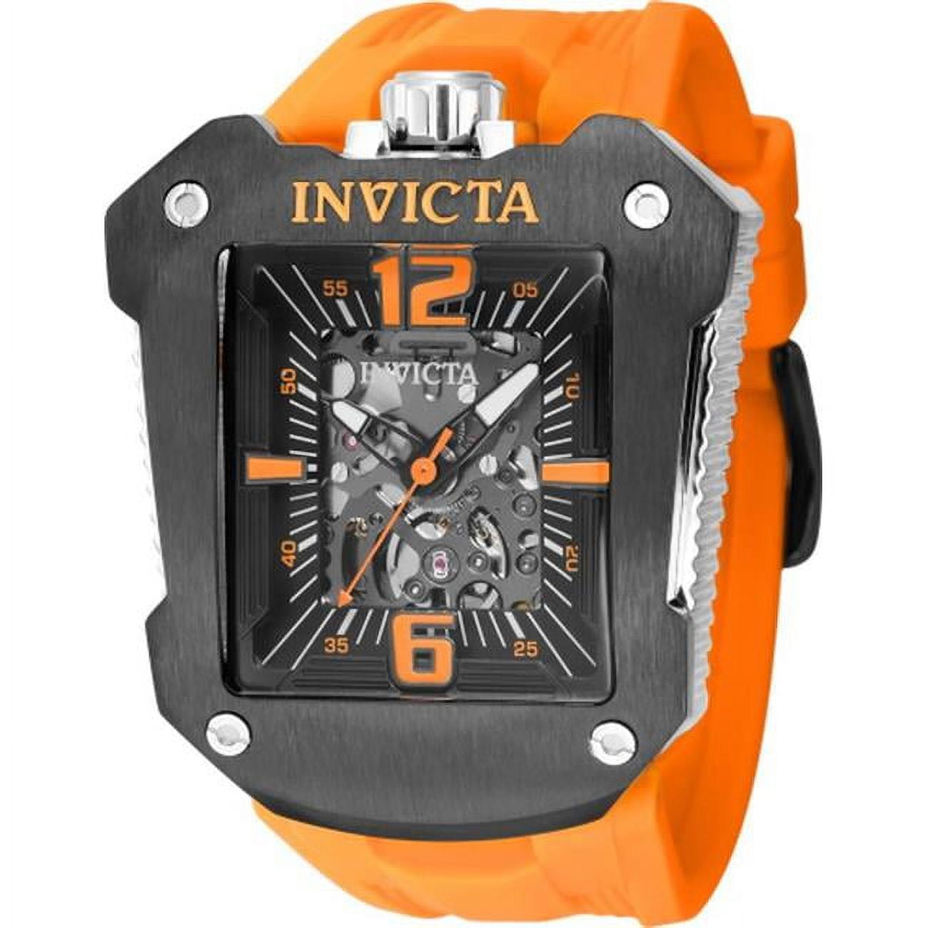 Invicta Speedway Automatic Men's Watch - 48mm. Orange (41663) - Walmart.com