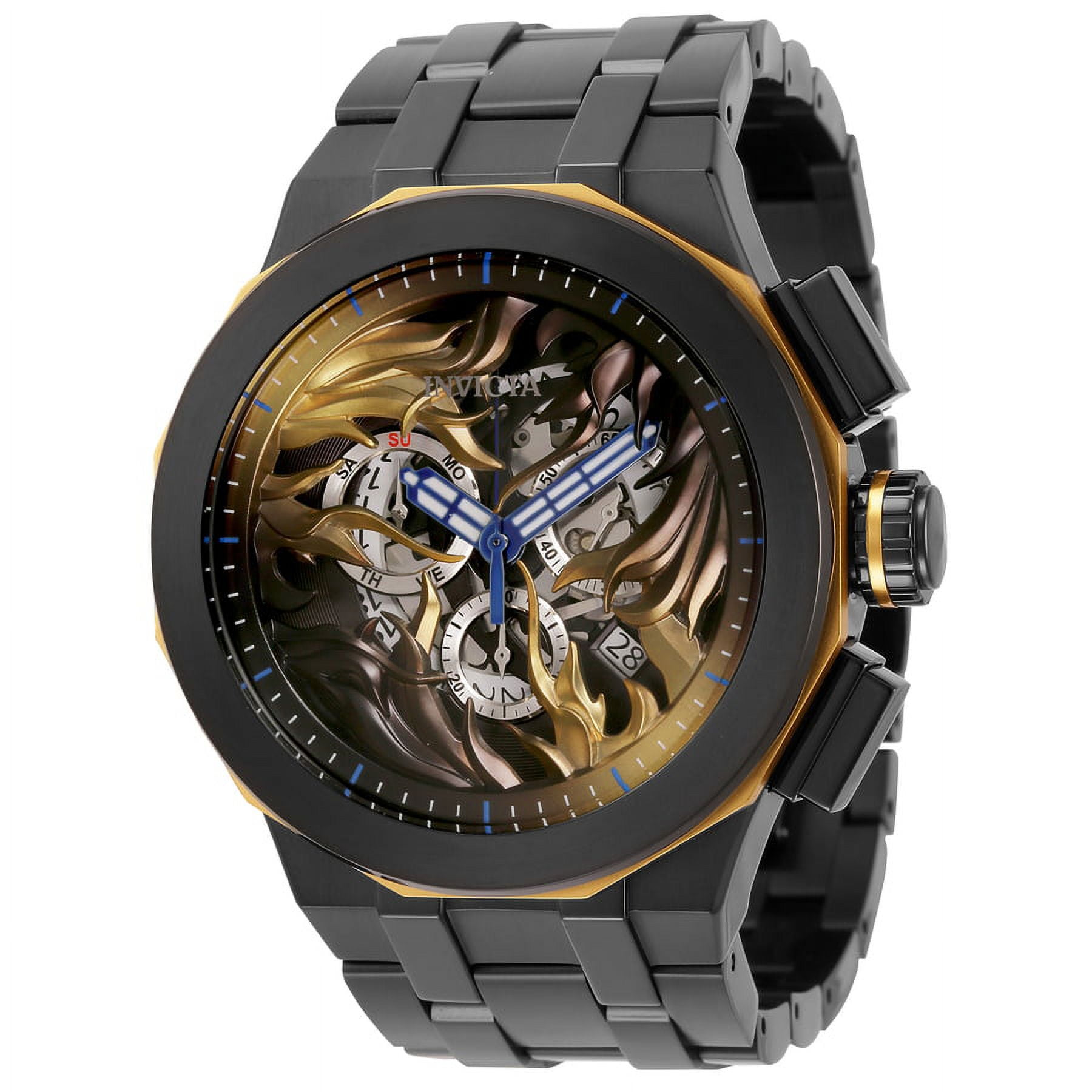 Invicta Speedway Black Dial Black-plated Men's Watch 34873 - Walmart.com