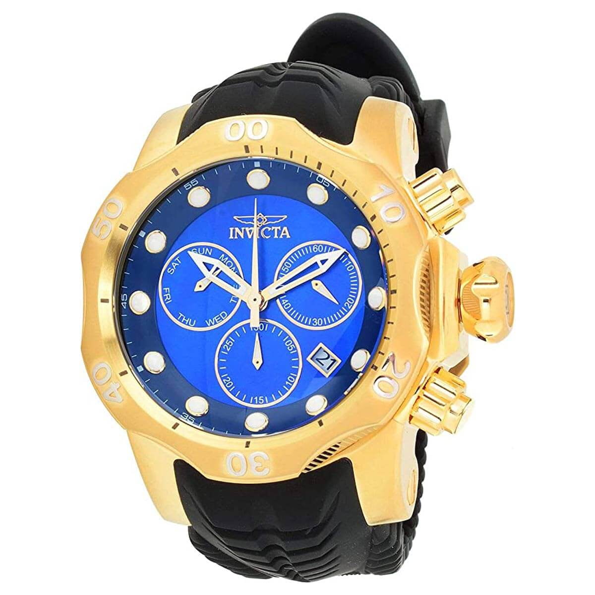 Invicta Venom Chronograph Quartz Blue Dial Men's Watch 32614 - Walmart.com
