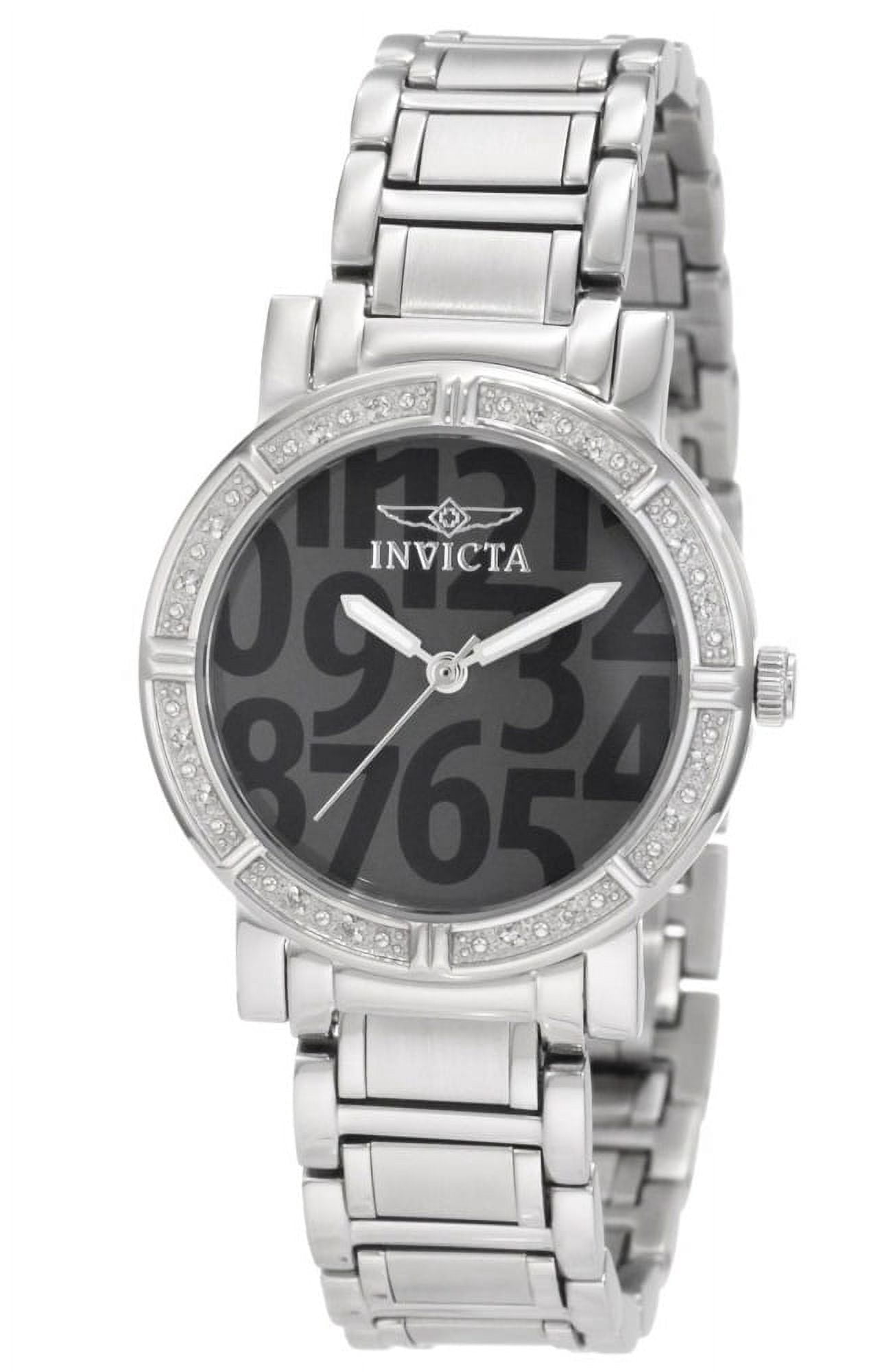 Invicta Women's 10676 Wildflower Stainless Steel Grey Dial Diamond ...