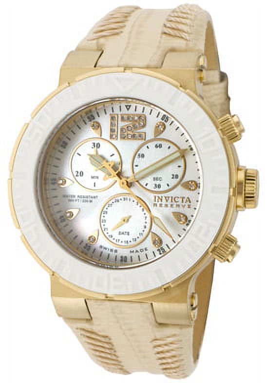 Invicta Women's 10730 Ocean Reef Reserve Diamond Gold Plated Steel ...