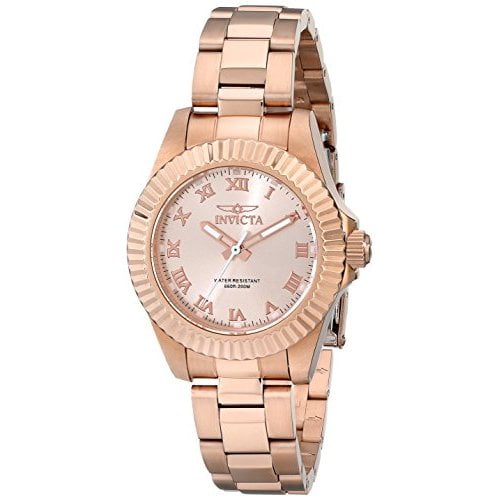 Invicta Women's Pro Diver 16763 Rose Gold Stainless-Steel Swiss Quartz ...