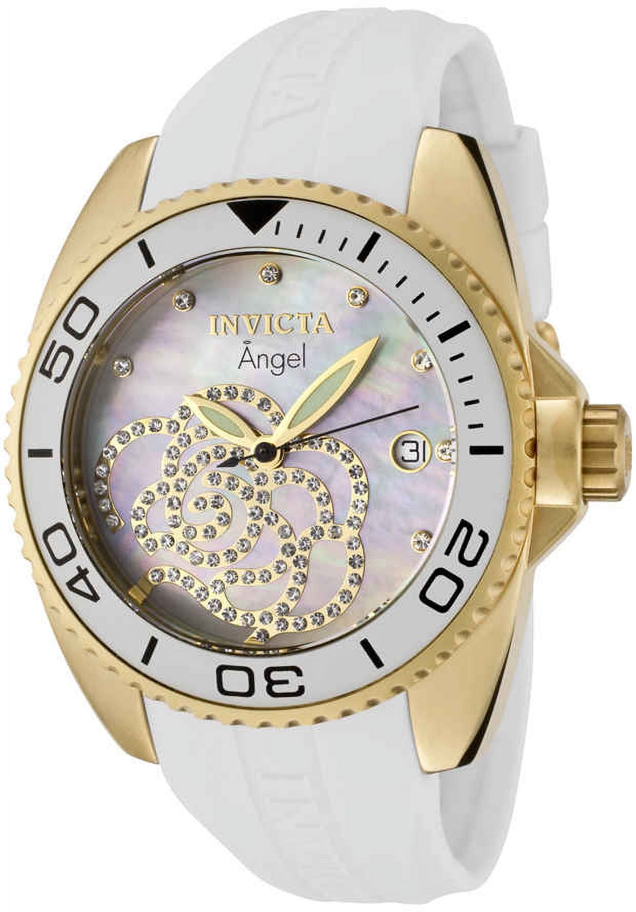 Invicta Angel Women's Quartz Watch with 3 Hand Dial, Sapphire Crystal ...