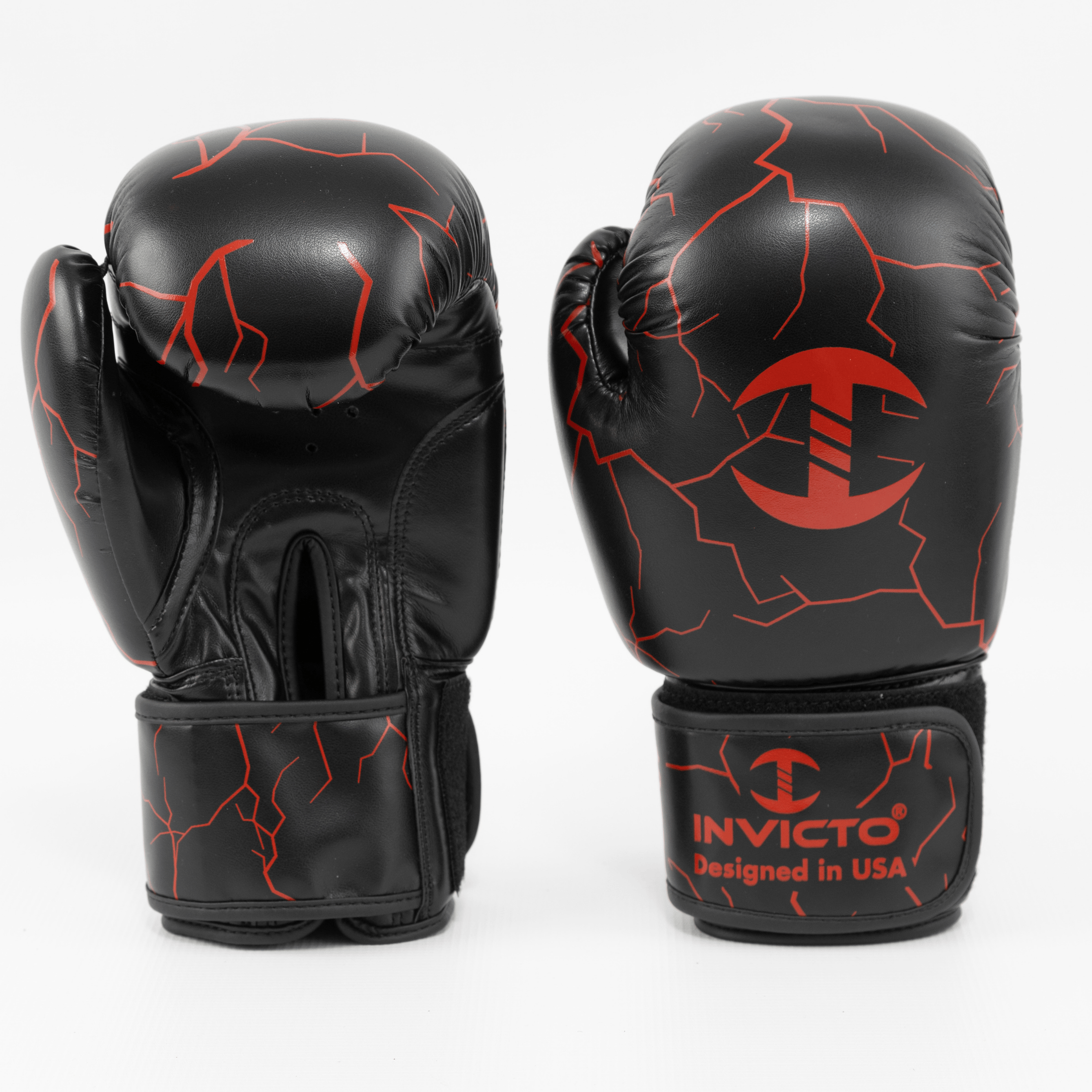 Invicto Firestorm Boxing Gloves, Premium Rexine, Adjustable Strap ...