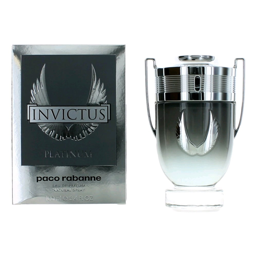 Invictus Platinum by Paco Rabanne, 3.4 oz Eau De Parfum Spray for Men ...