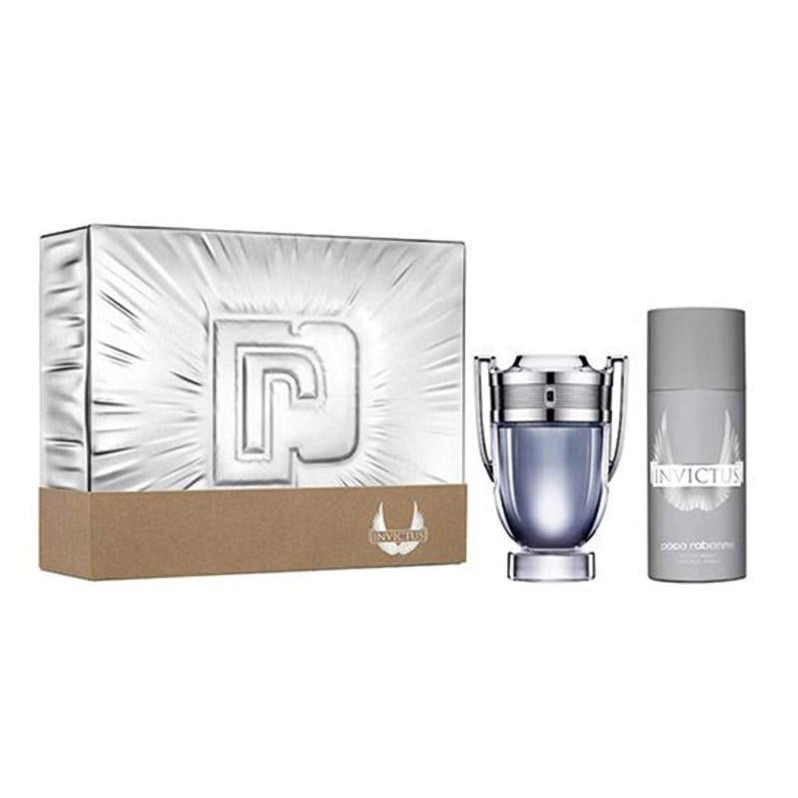 Invictus by Paco Rabanne 2pc Gift Set EDT 3.4 oz + Deodorant Spray for ...