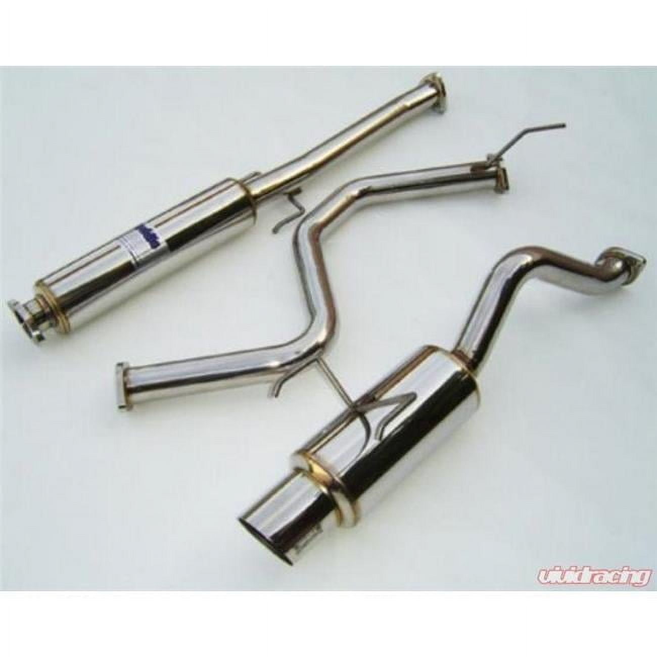 Invidia 60 x 101 mm Tip Catback Exhaust System for 1996-2000 Honda ...