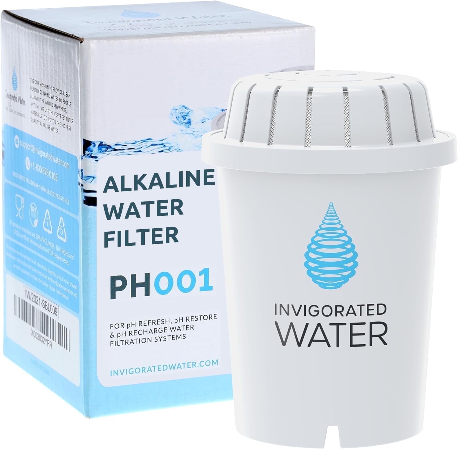 Invigorated Water PH001 Alkaline Water Purifier Filter – Drinking Water ...