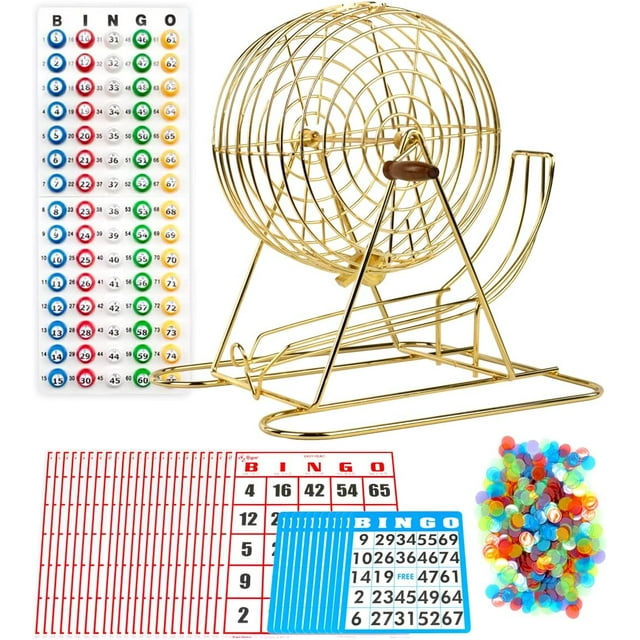Invigoration Bingo Game Set for Adults and Kids - Includes 11 Inch Red ...