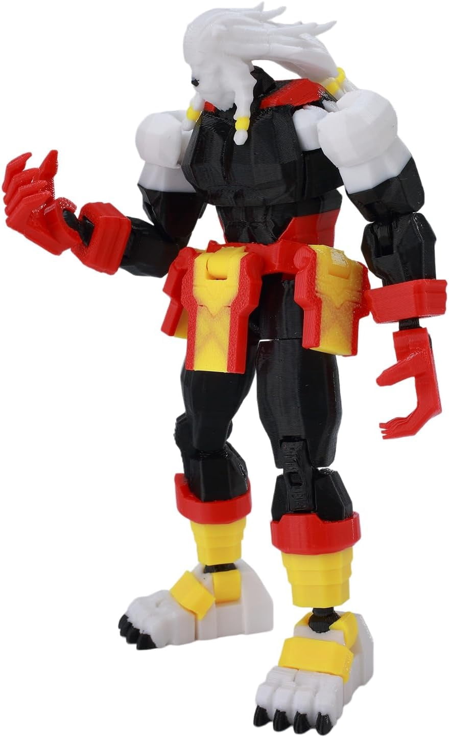 Invinc-ible Action Figures Assembly Completed Multi-Jointed Posable ...