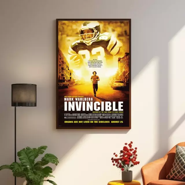 Invincible (2006) Movie Poster, Invincible Classic Vintage Poster ...