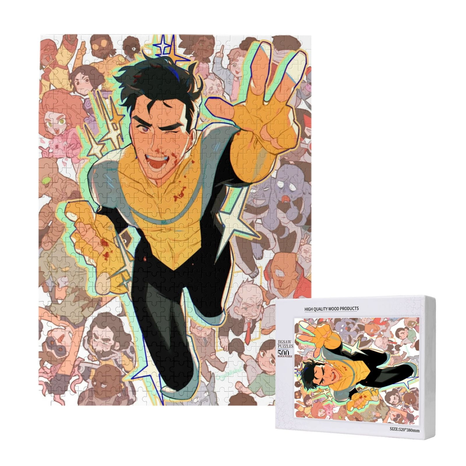Invincible 500 Piece Jigsaw Puzzle for Kids Adults, Colorful Poster ...