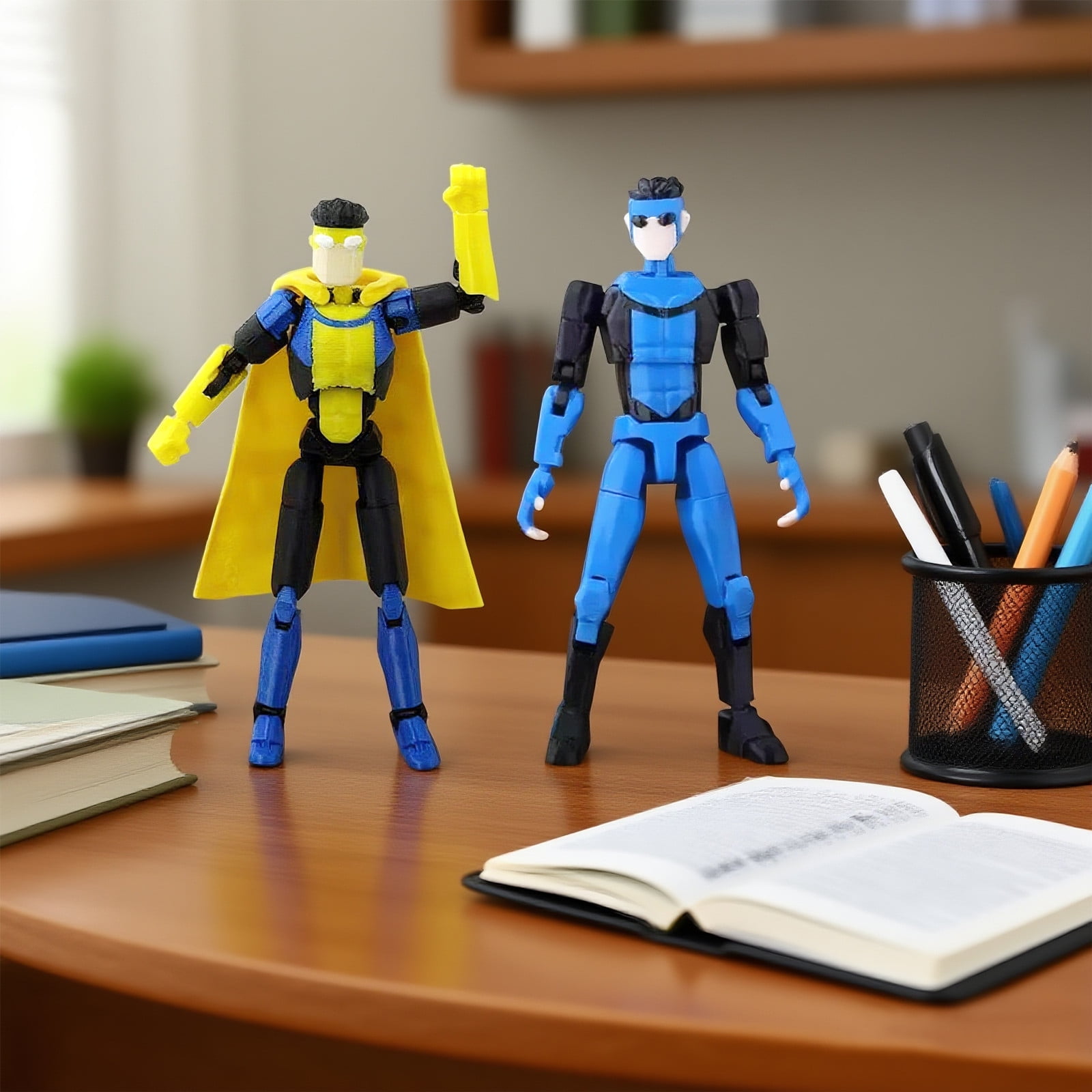 Invincible Action Figure 2PCS, 3D Printed Titan Figure Superhero Toys ...