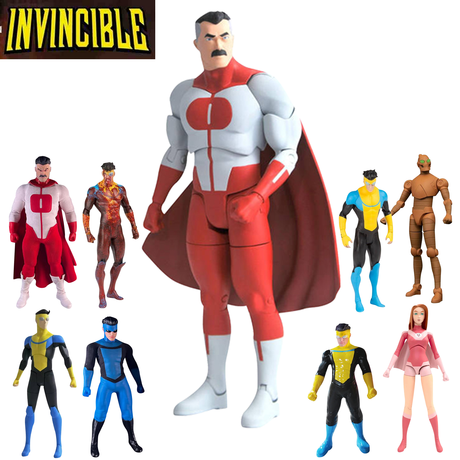 Invincible Action Figure,toys Nolan Grayson Series 1 Action Figures ...