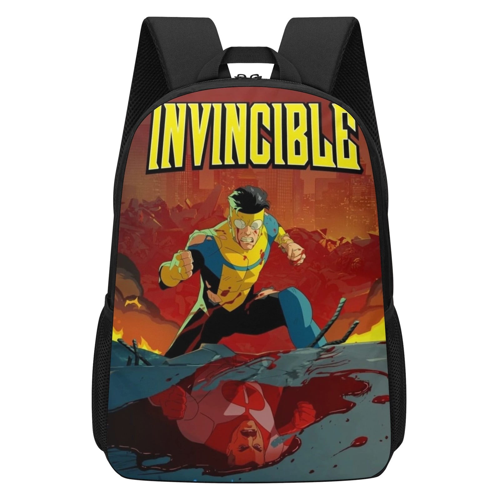Invincible Anime Schoolpack Shoulder Bag, Cartoon Large Capacity ...