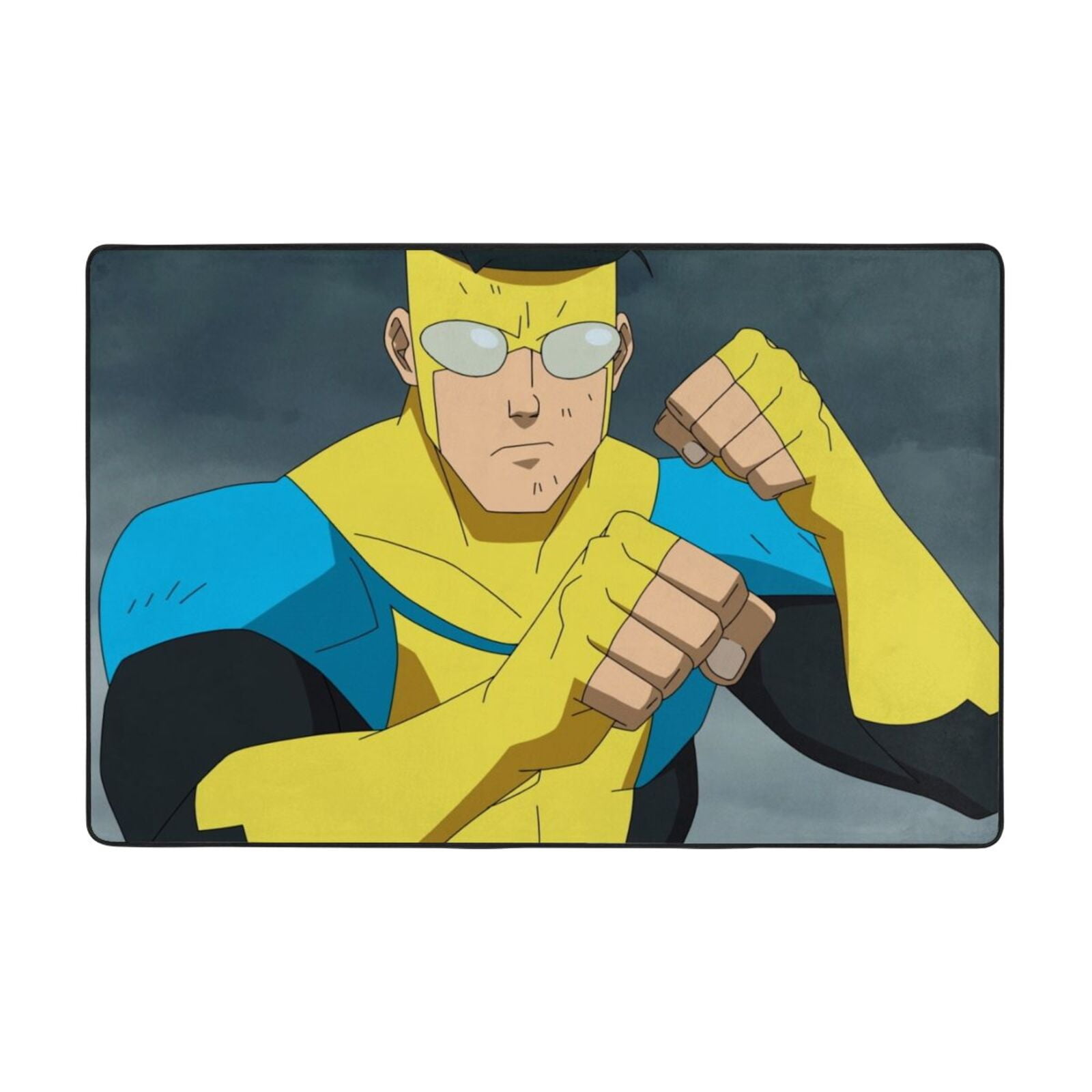 Invincible Area Rug, Large Carpet, Washable Rug Mat, Flannel Non-slip ...