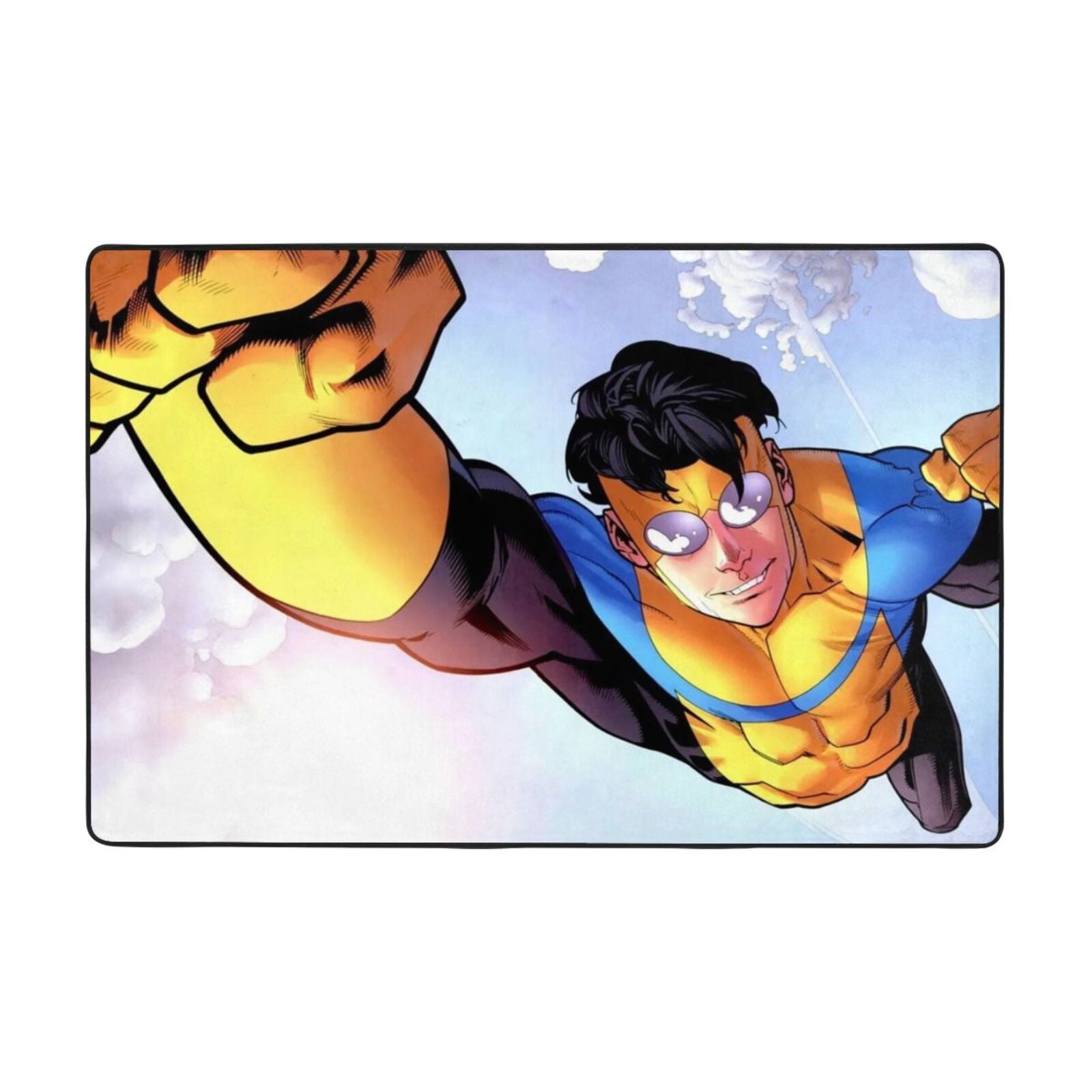 Invincible Area Rug, Large Carpet, Washable Rug Mat, Flannel Non-slip ...