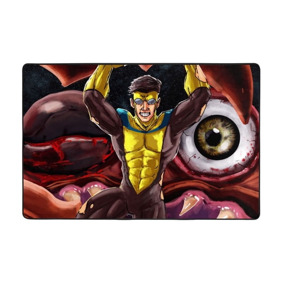 Invincible Area Rug, Large Carpet, Washable Rug Mat, Flannel Non-slip ...
