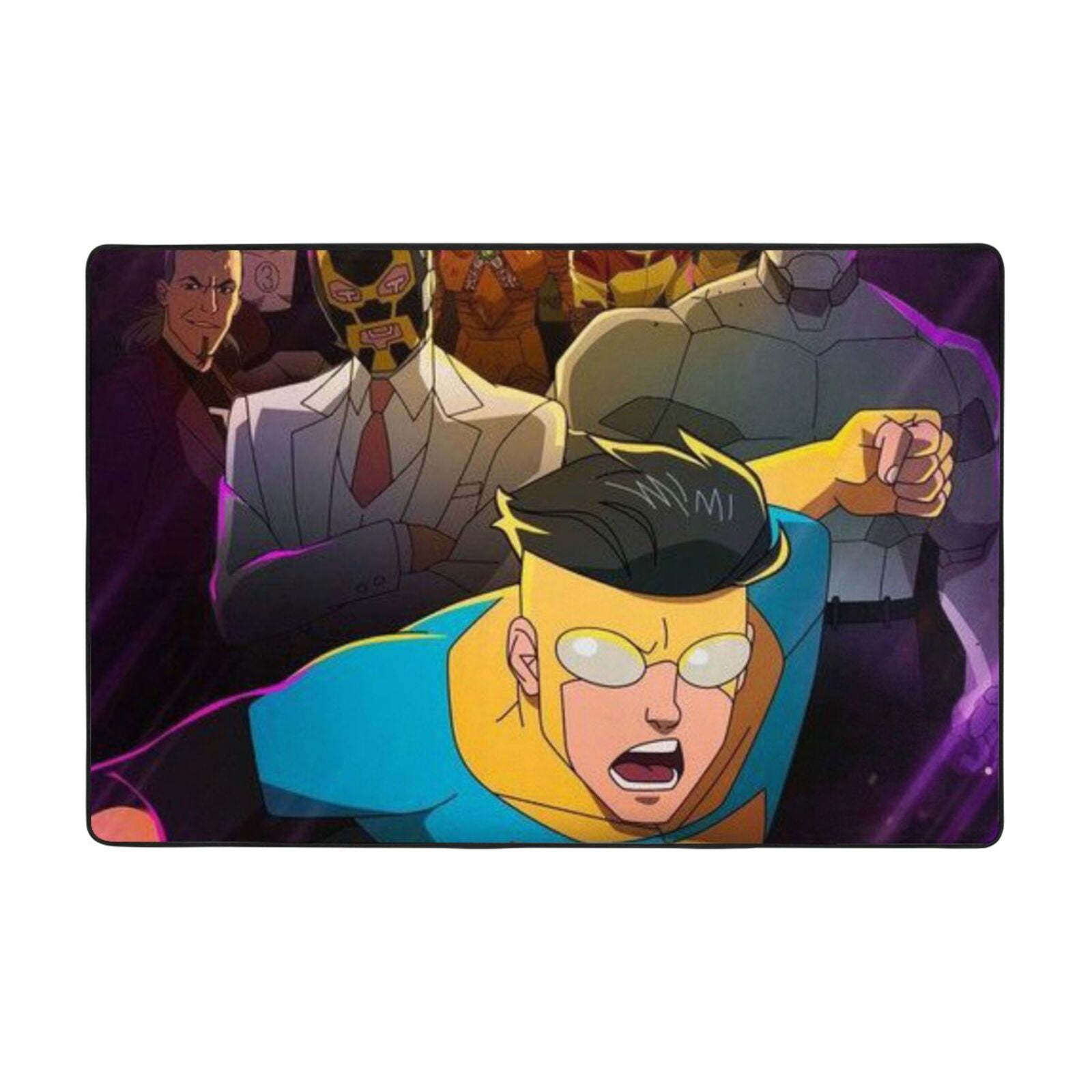 Invincible Area Rug, Large Carpet, Washable Rug Mat, Flannel Non-slip ...